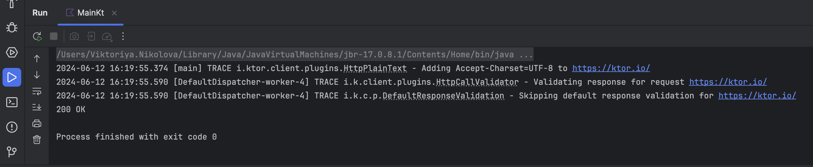 Create A Client Application Ktor Documentation