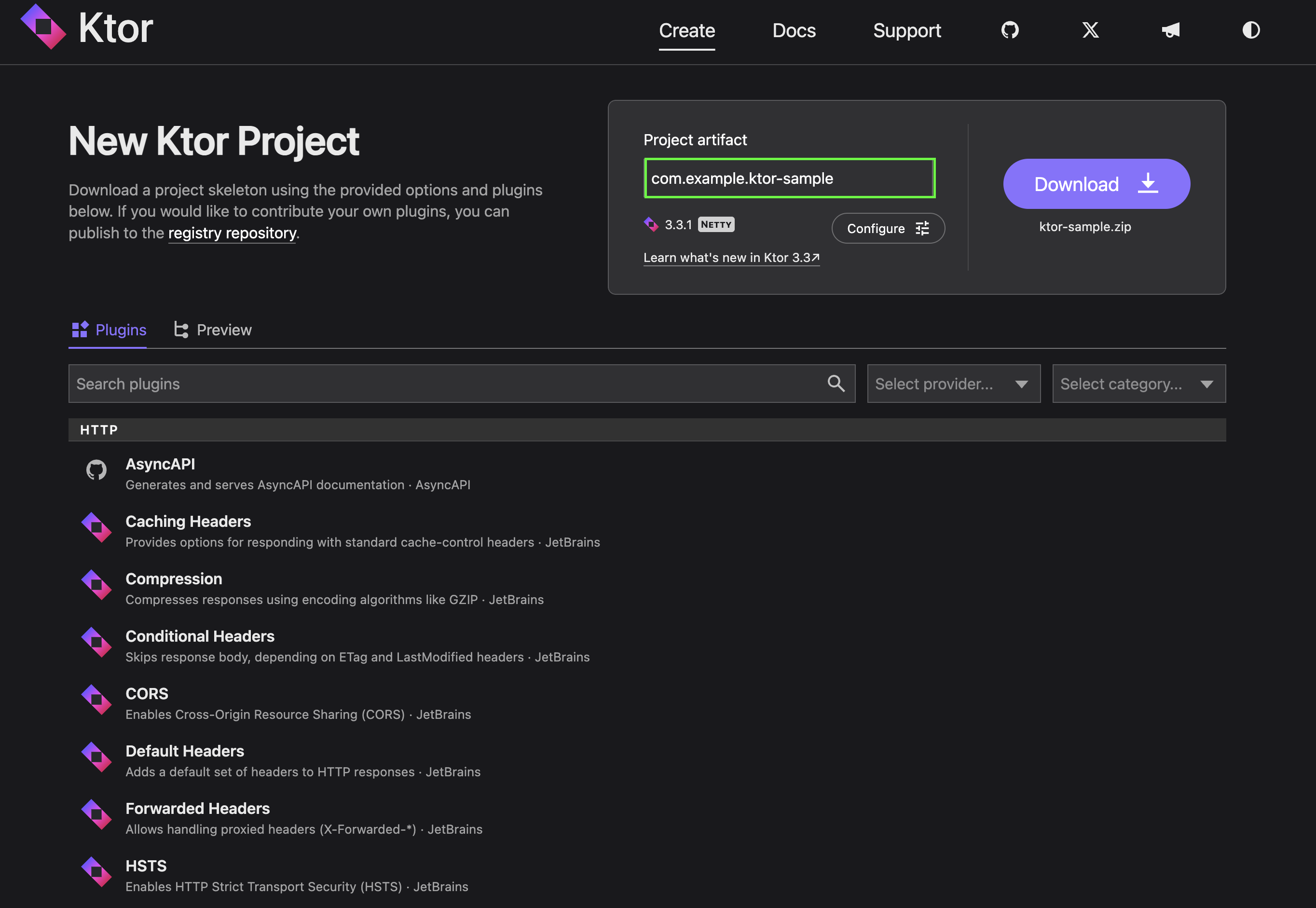 Create, open and run a new Ktor project | Ktor Documentation