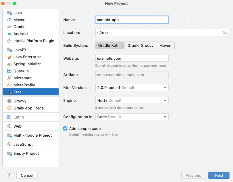 Create Ktor Applications | Ktor Framework